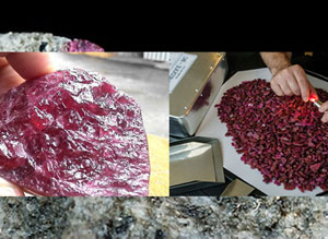 Ruby mineral extraction methods open pit mining techniques