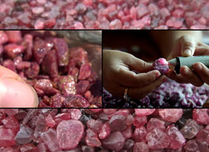 Ruby mineral extraction methods open pit mining techniques