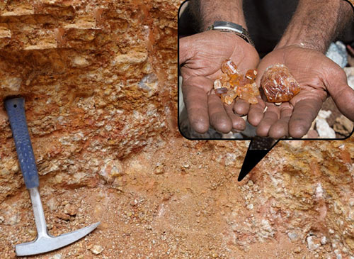 Topaz mining – open pit methods, mountaintop removal, dredging