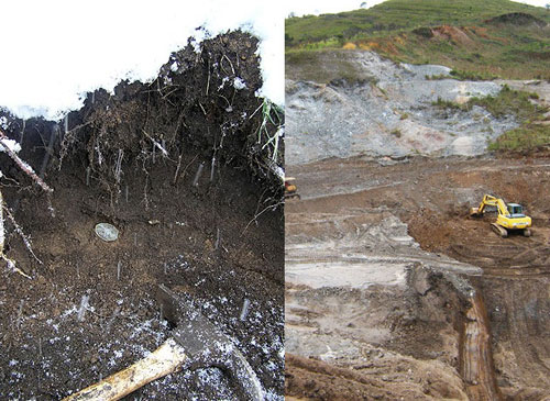 Topaz mining – open pit methods, mountaintop removal, dredging